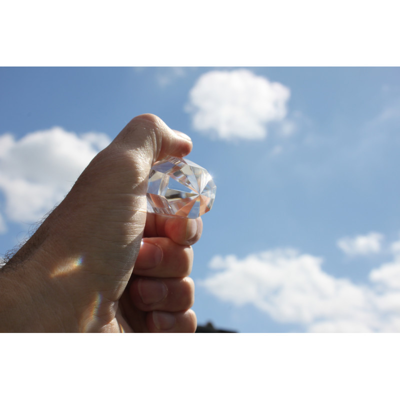 Vogel Cut Maha Cohan 8 Gate Phi Crystal with Phantoms