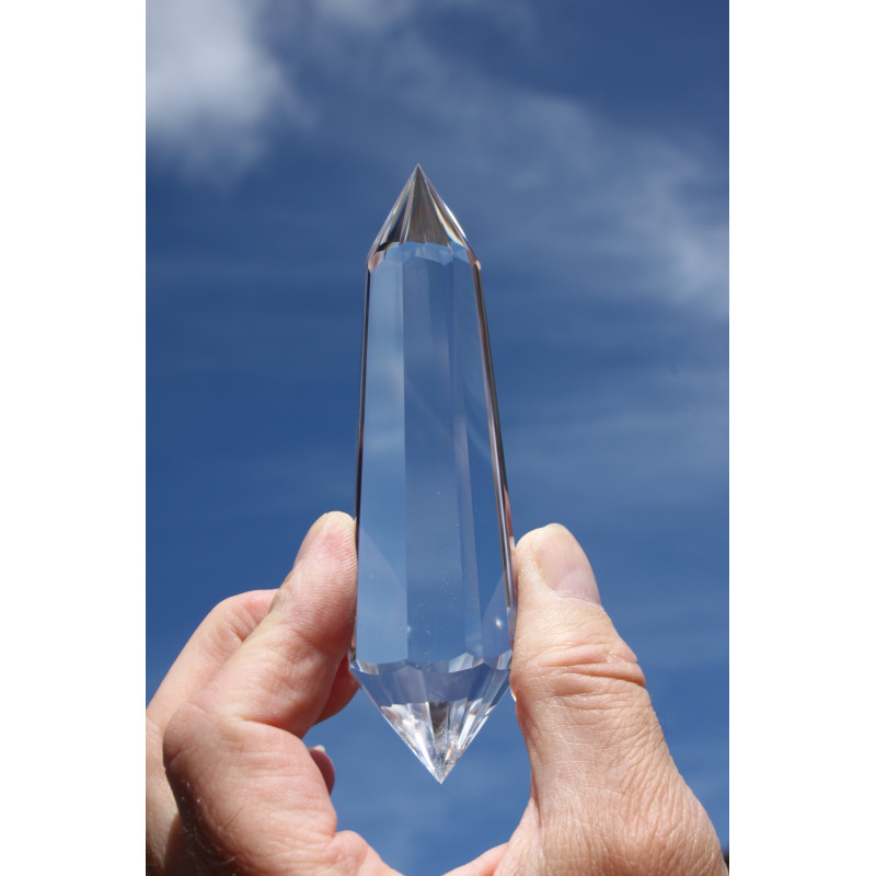 Vogel Cut Maha Cohan 8 Gate Phi Crystal with Phantoms