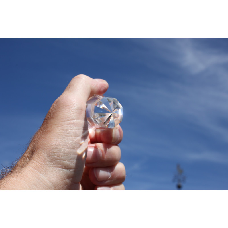 Vogel Cut Maha Cohan 8 Gate Phi Crystal with Phantoms